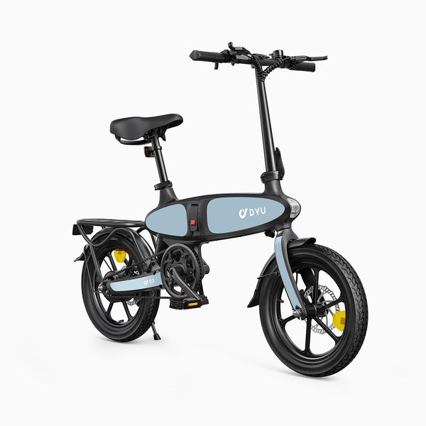 DYU C2 Folding Electric Bike - 16 Inch - Electric Scooters London